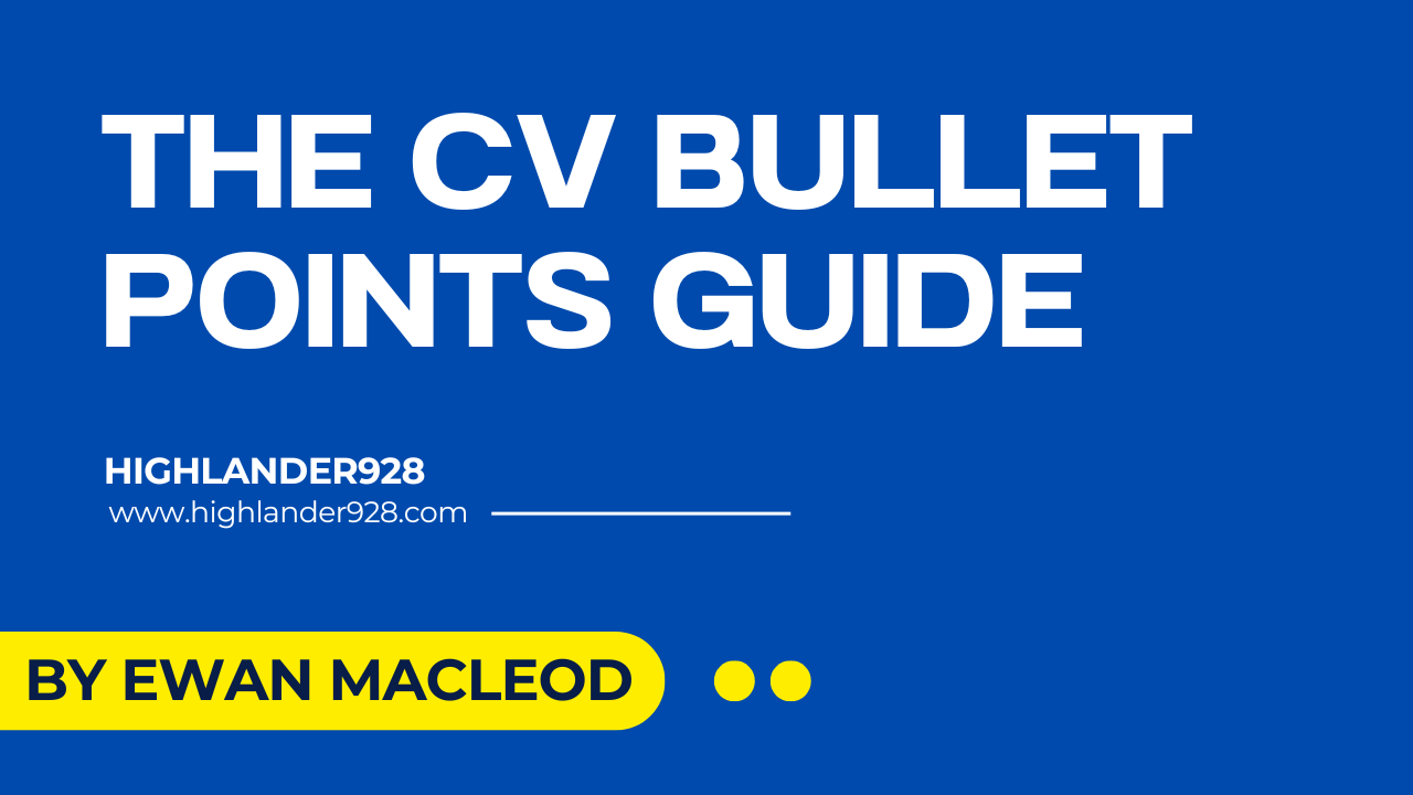 Improving your CV bullet points: A detailed guide